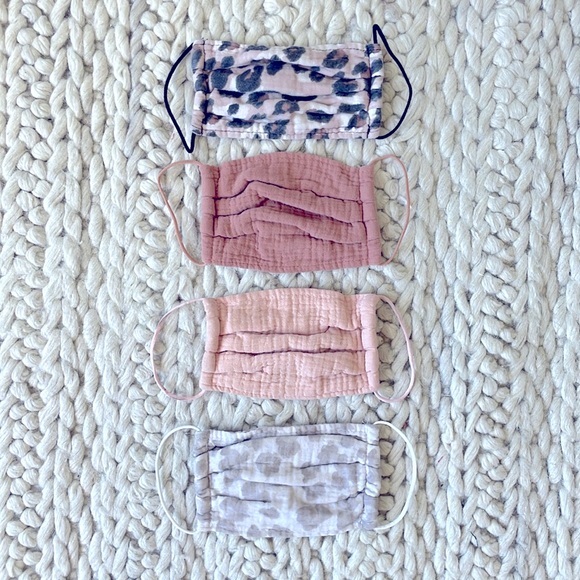 Kitsch | Accessories | Kitsch Face Masks Set Of 4 | Poshmark